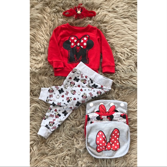 Disney | Matching Sets | Baby Girls 2t Minnie Mouse Set | Poshmark